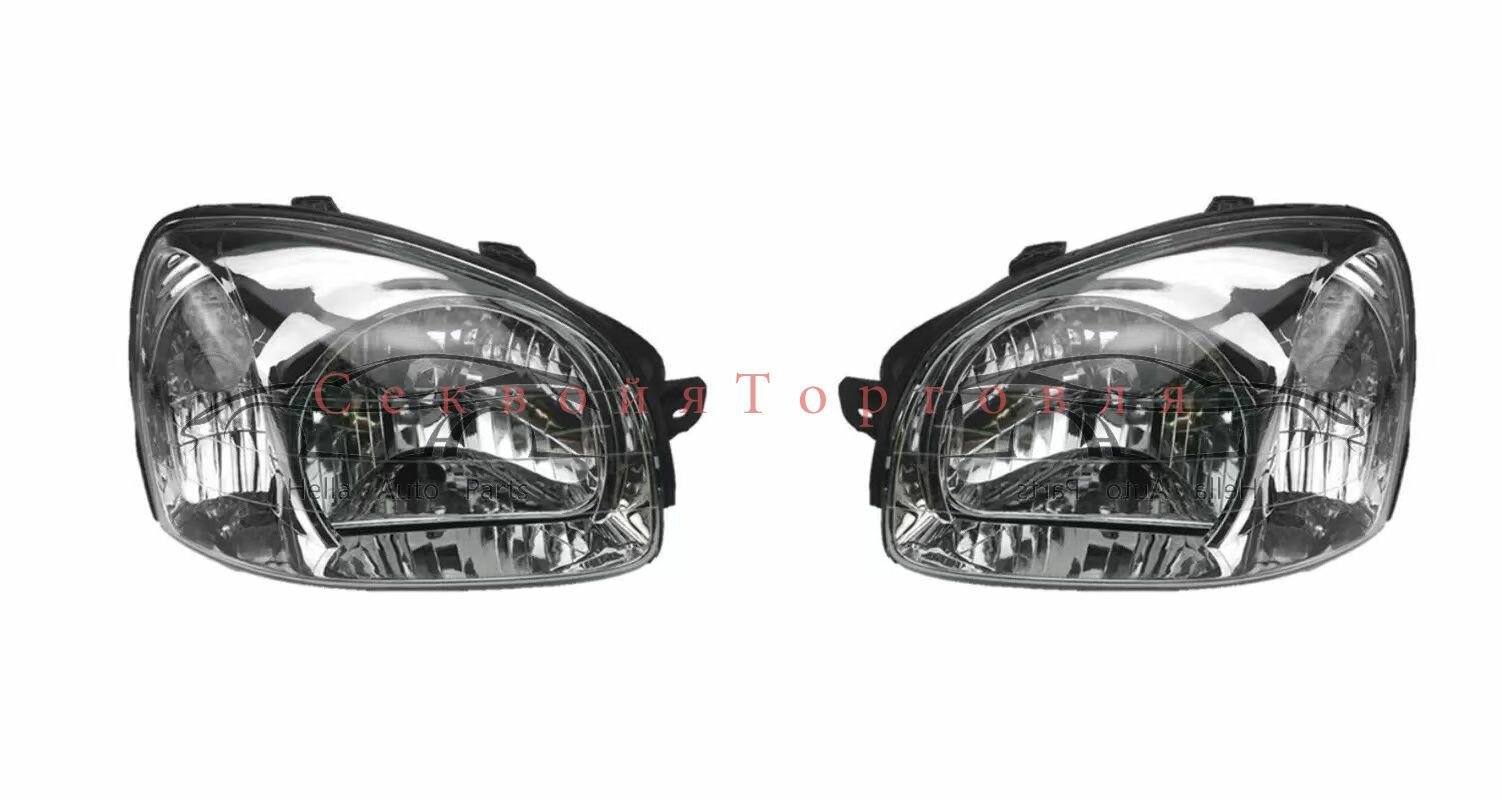 Комплект Фара Hyundai Santa Fe 1 Хендай Санта Фе 2000-2006 Левая + Правая