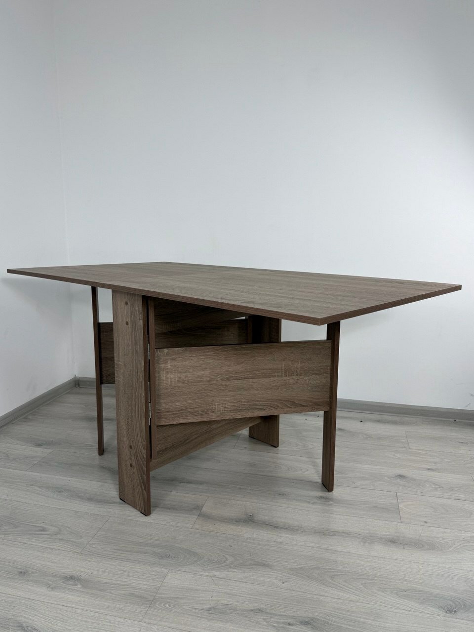 Стол-книжка 190, BUDUNOV GROUP, Дуб сонома трюфель, ЛДСП, стол раскладной, стол обеденный, стол кухонный.