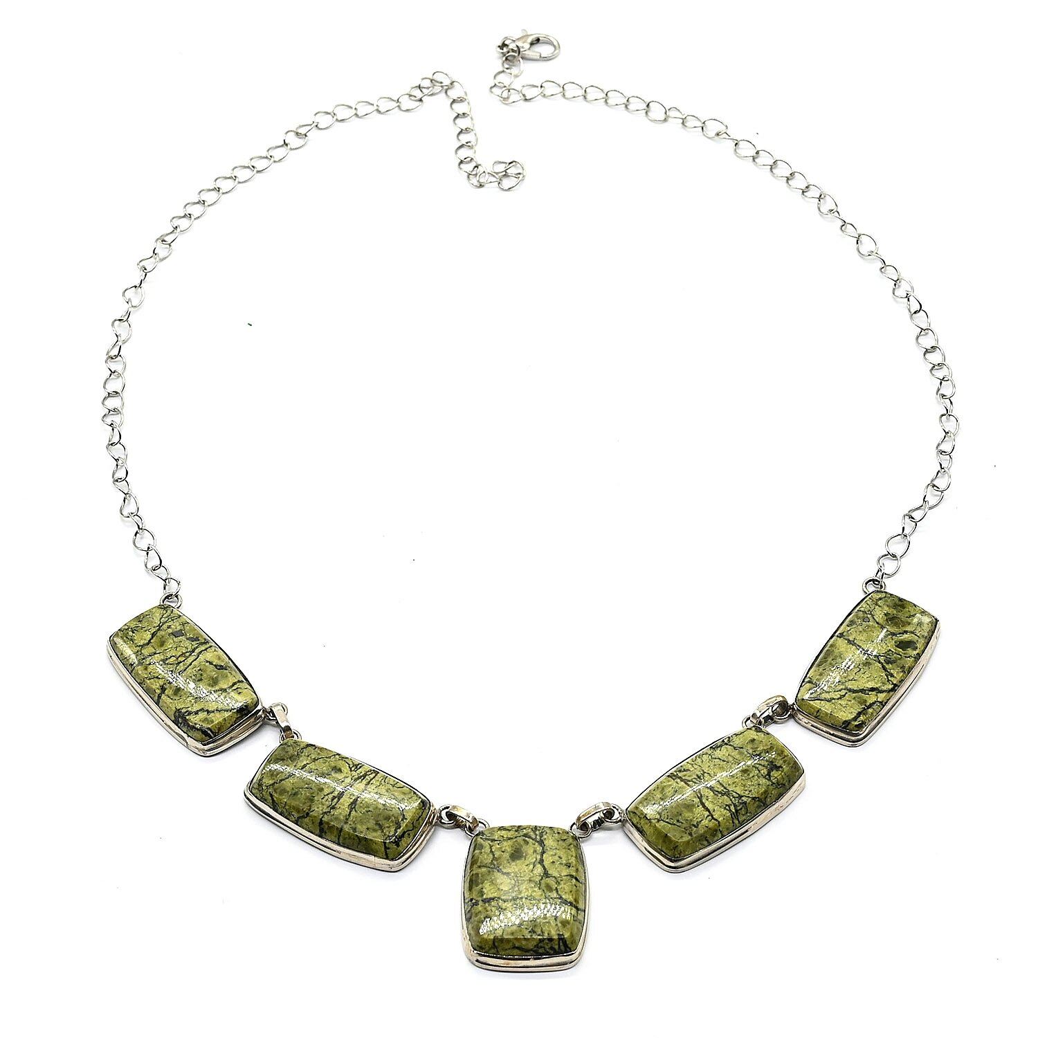 Колье, змеевик