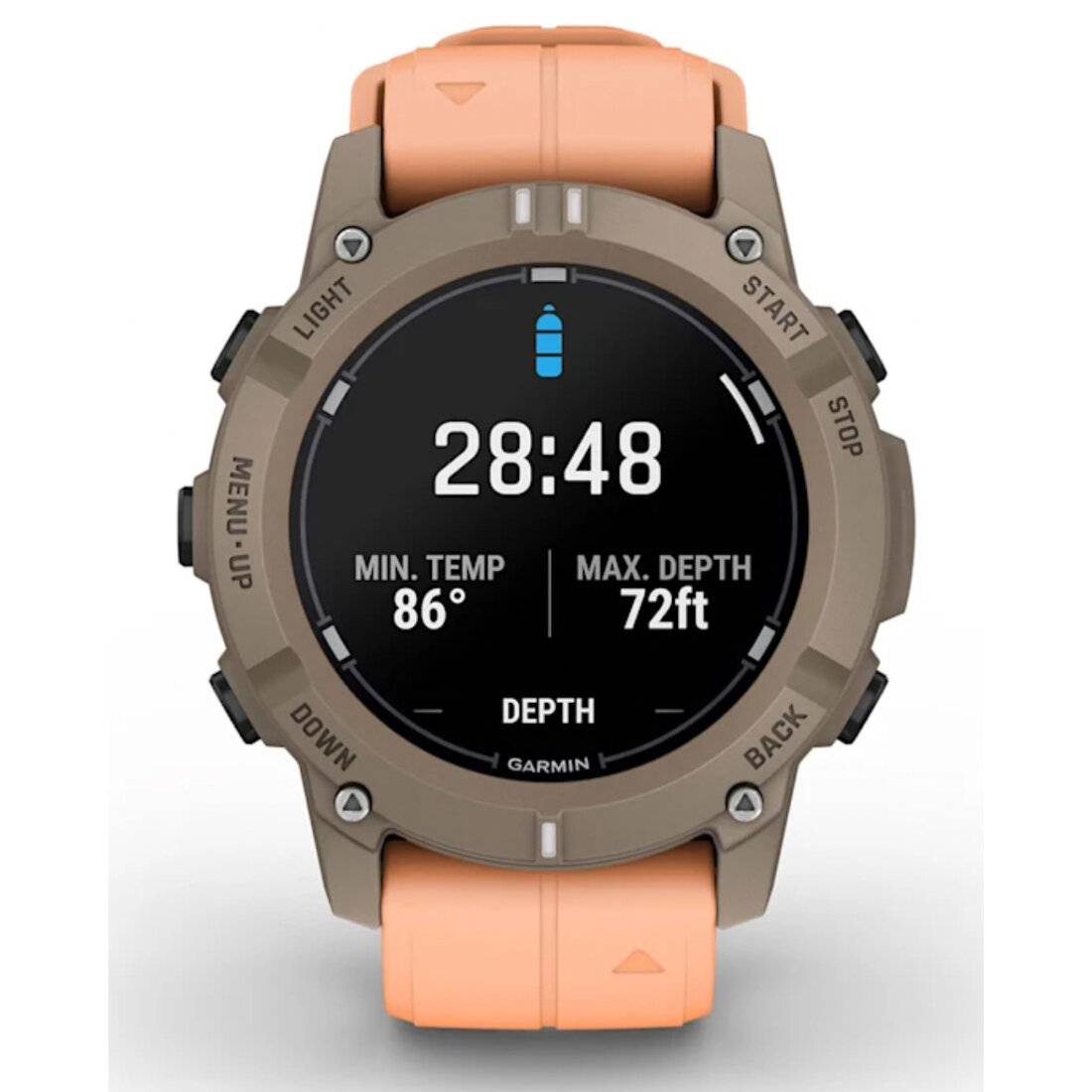 Умные часы Garmin Descent G2 Paloma with Shell Pink Band Европа/ Русский язык (010-02986-01)