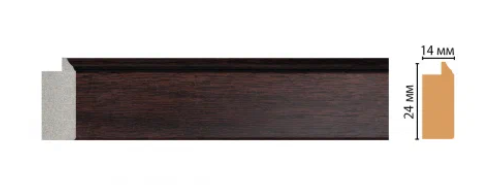 Багет Decomaster FM2-1 В24хШ14хД2850 мм / Декомастер.