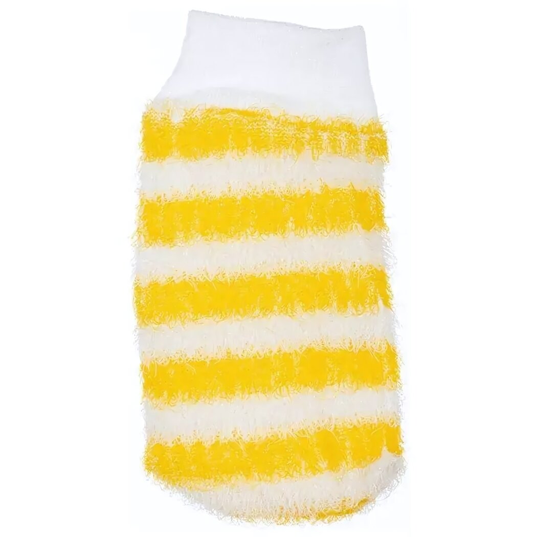 Мочалка для тела «Рыжий кот» Варежка мягкая, пушистая, 100% полиэстер