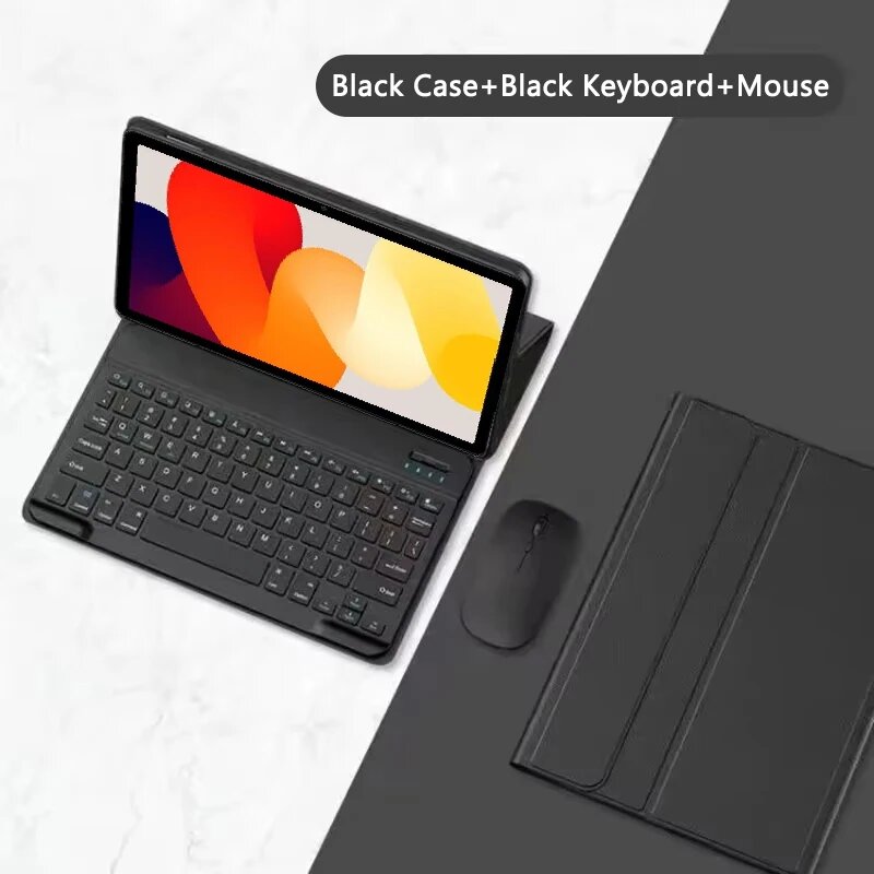 Чехол-клавиатура EWA для Redmi Pad Pro 12.1", Redmi Pad SE 11", Redmi Pad 2 11" Redmi Pad SE 11 inch, Black B