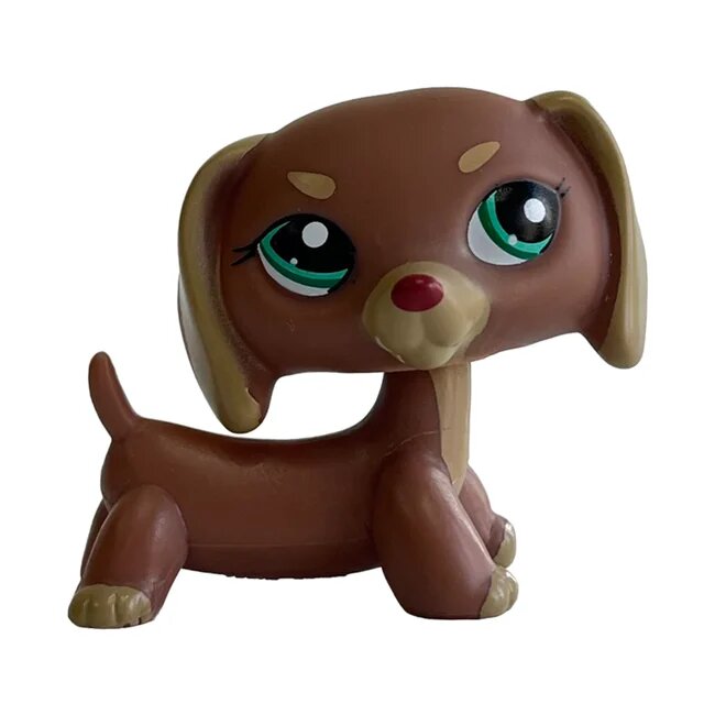 Редкие игрушки для домашних животных, короткошерстные котята, таксы, колли, испанские гончие, немецкие доги, оригинальные игрушки-качалки (LPS)