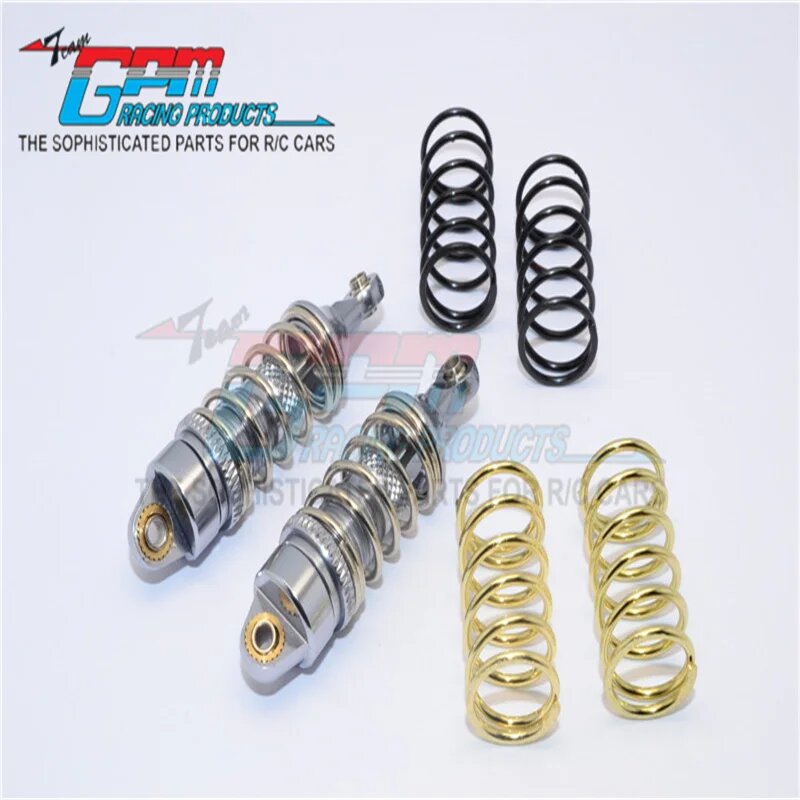 Регулируемые пружины GPM для TRAXXAS 1/16 MINI E-REVO MINI SLASH MINI SUMMIT Светло-серый