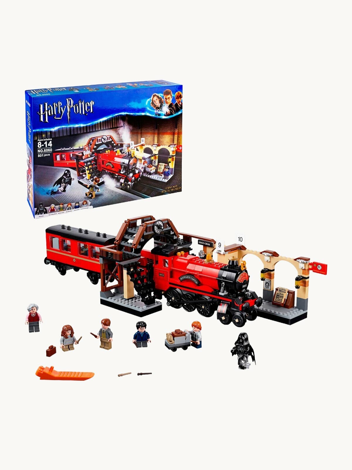 Конструктор Гарри Поттер новый Хогвартс-Экспресс/ 832 детали/ для ребенка