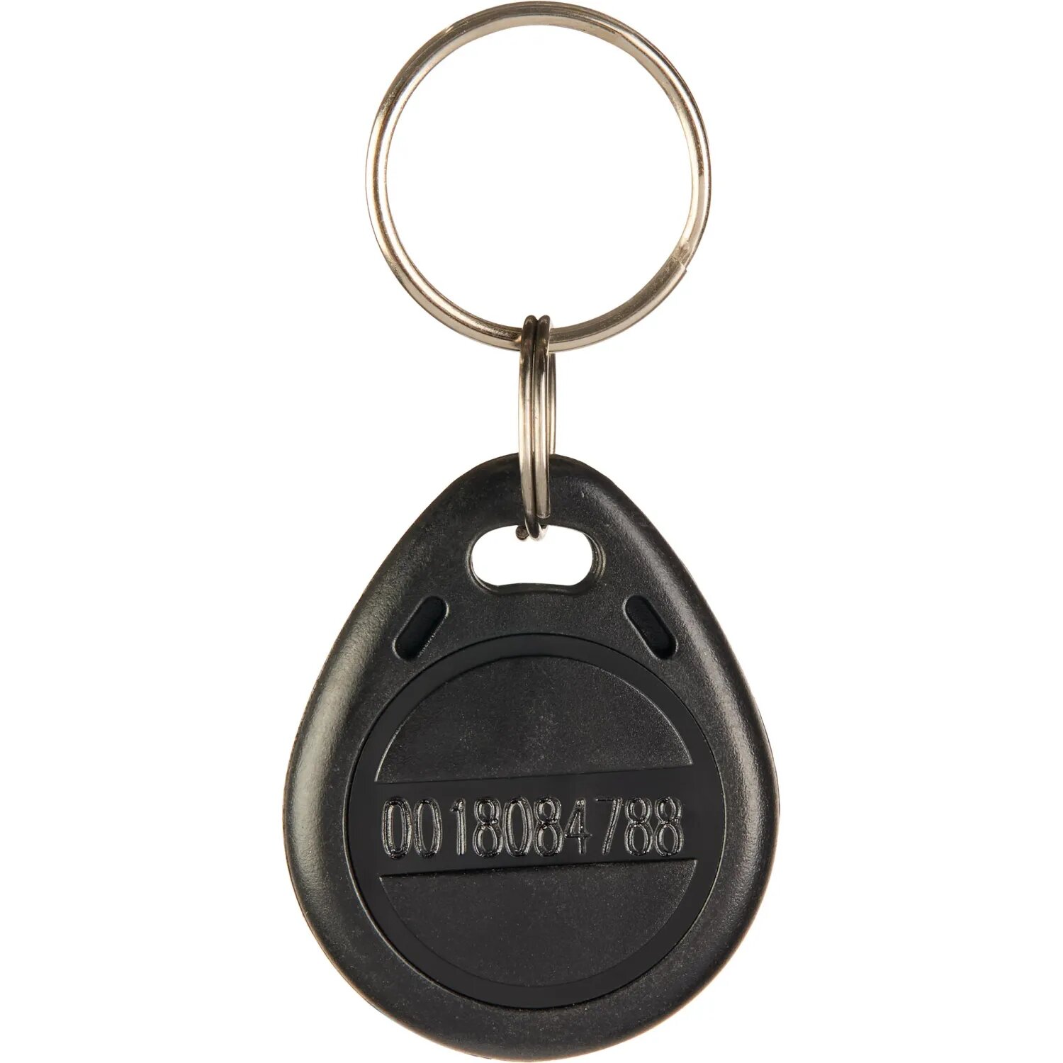 Брелок бесконтактный EM-Marine, чтение, с номером черный (100шт/уп)