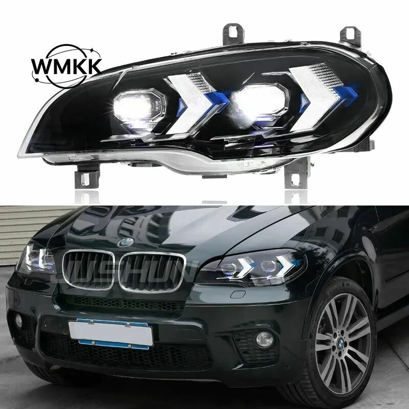 Фара автомобильная, Светодиодная, 2 шт, арт. BMW X5 E70 2006-2010