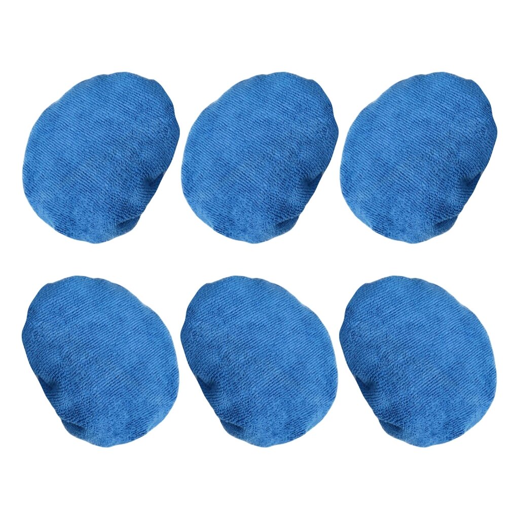 Упаковка из 6 Полировальных Чехлов Буферная Накладка Капот Автомобильного Полировщика Для Беспроводных автомобильных Полировщиков 5-6 дюймов/9-10 дюймов Eastic Bands Design