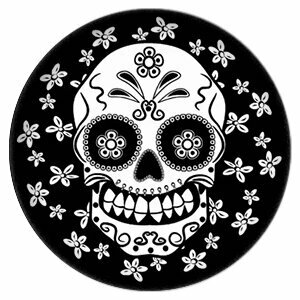 Круглые стеклянные кабошоны ZDYING 12/16/18/20/25 мм Черный, 20 мм, KS008