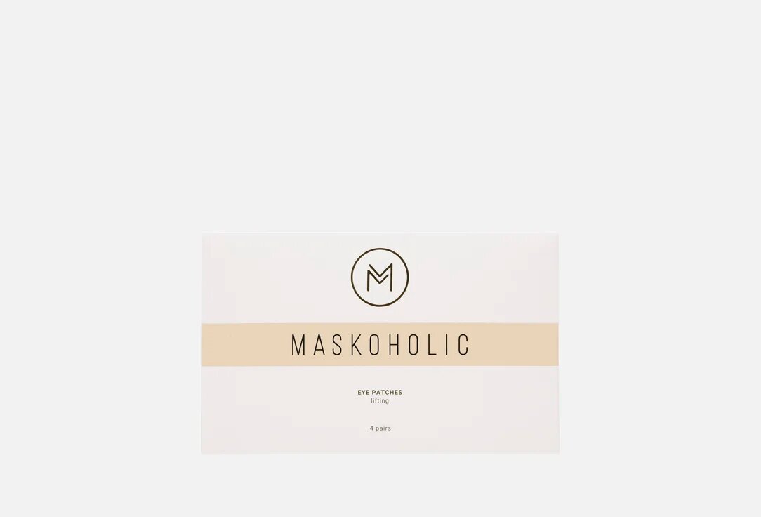 Патчи для глаз MASKOHOLIC lifting, против признаков старения, 4 шт