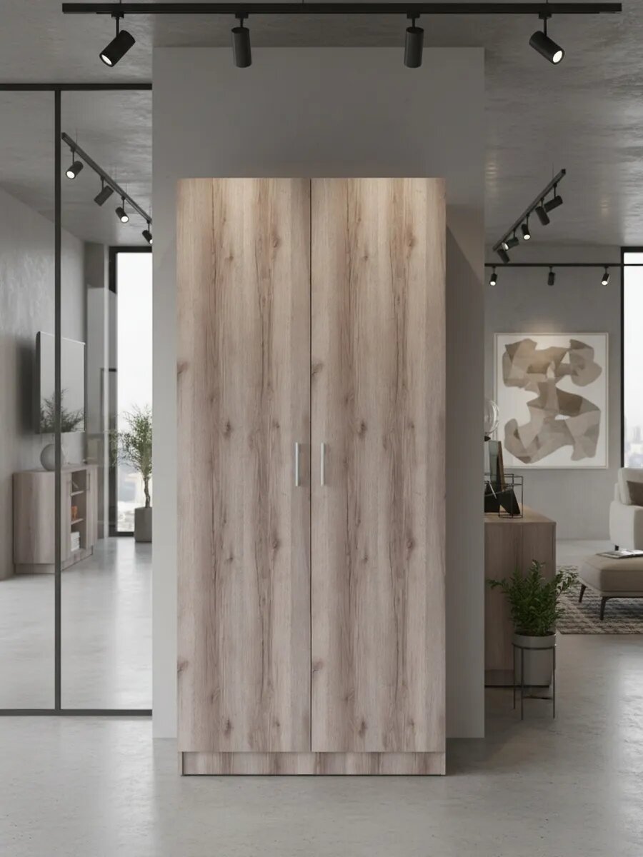 Деревянный шкаф FRESTER с полками балкон прихожая одежды распашной, от производителя