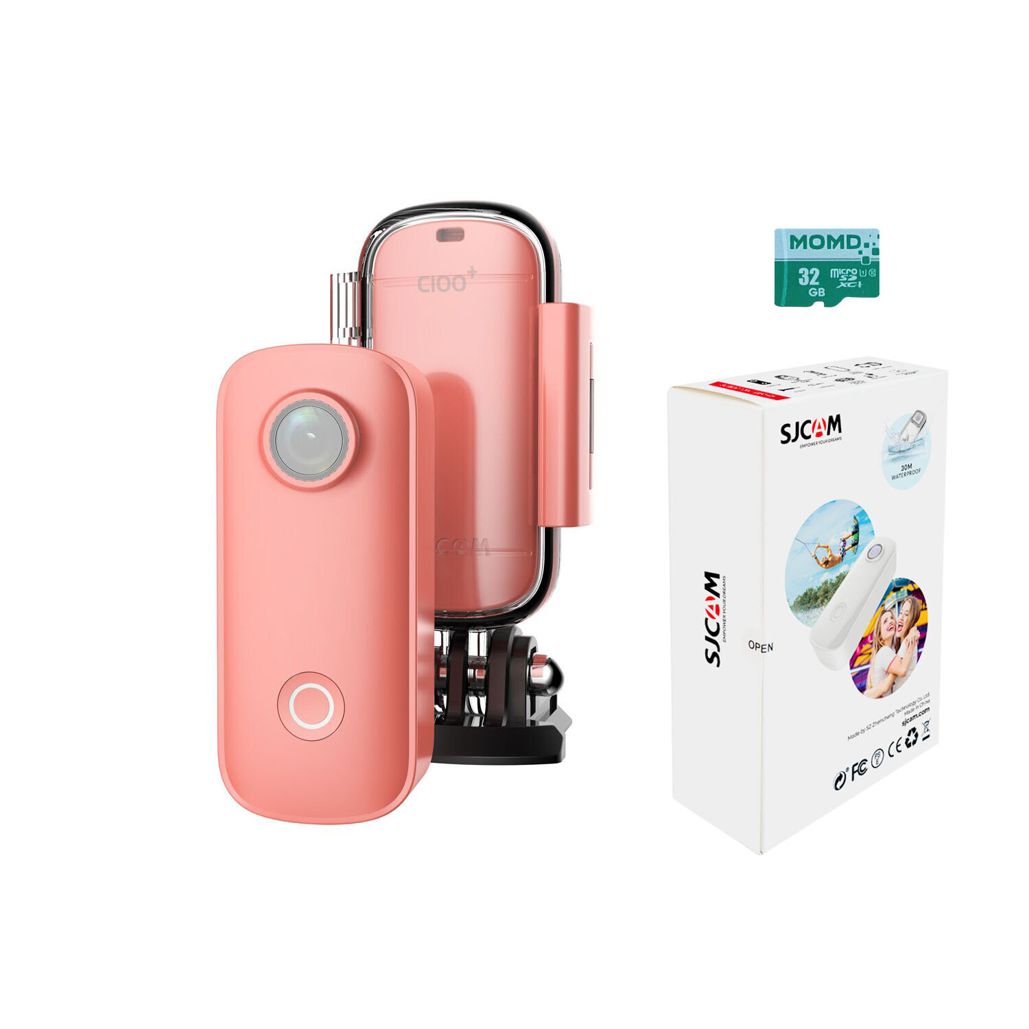 Экшн-камера SJCAM, 32g orange, компактная, легкая, высокая четкость записи