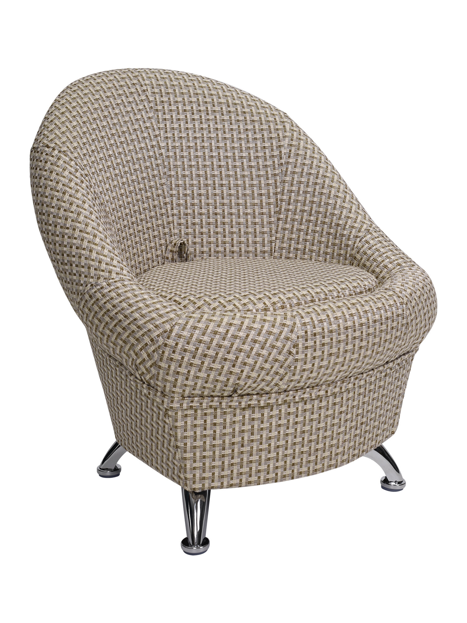 Банкетка Мир Мебели "Рогожка", на ножках, с ящиком, для дачи, 60х74х60 см