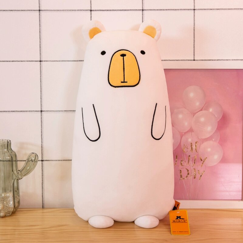 Милая длинная подушка, плюшевая игрушка для сна с помощью тебя на кровати, супермягкая милая кукла-девочка, детская