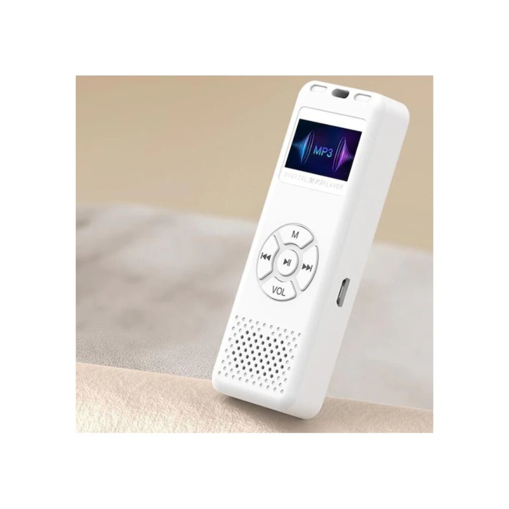 Плеер MP3/MP4 Walkman с экраном Запись, Плеер для музыки Прослушивание романов, Белый Голый металл, Черный Голый металл, 1 шт Плеер Walkman