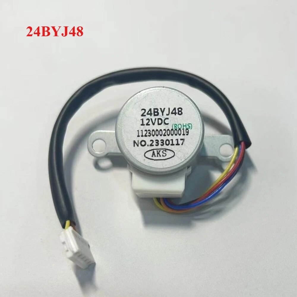 Шаговый двигатель 24BYJ48, 12 В постоянного тока, медленный кондиционер, вспомогательный микрошаговый двигатель