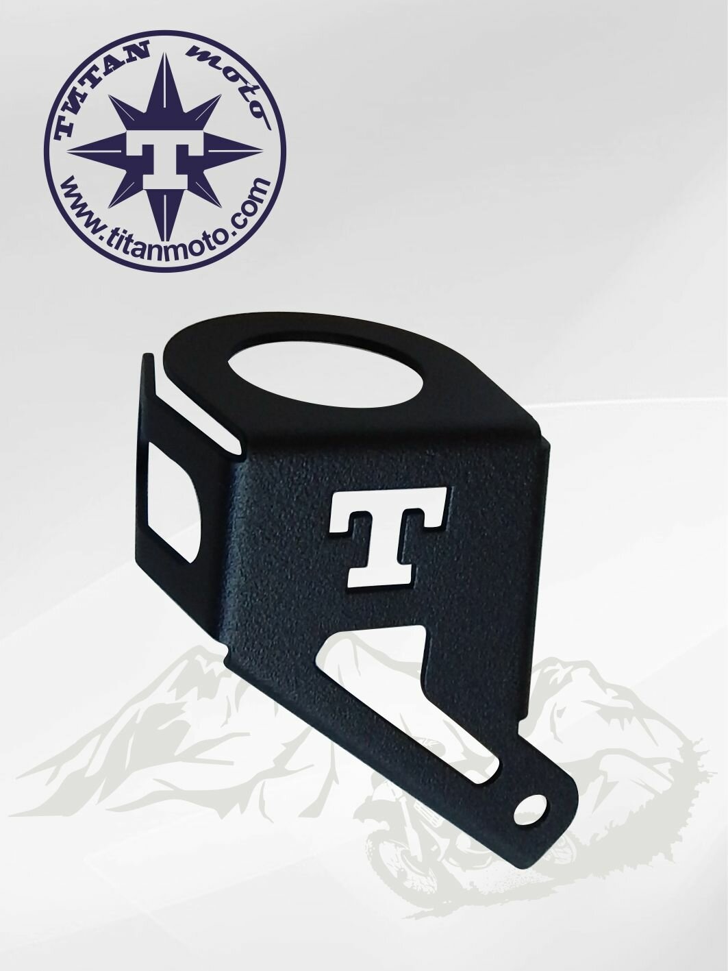 Защита заднего тормозного бачка BMW R1200GS LC, R1200GS Adv. LC. Чёрный