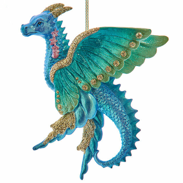 Елочная игрушка Дракон Фэйлорн - Butterfly Wings 12 см, Kurts Adler, E1126-1