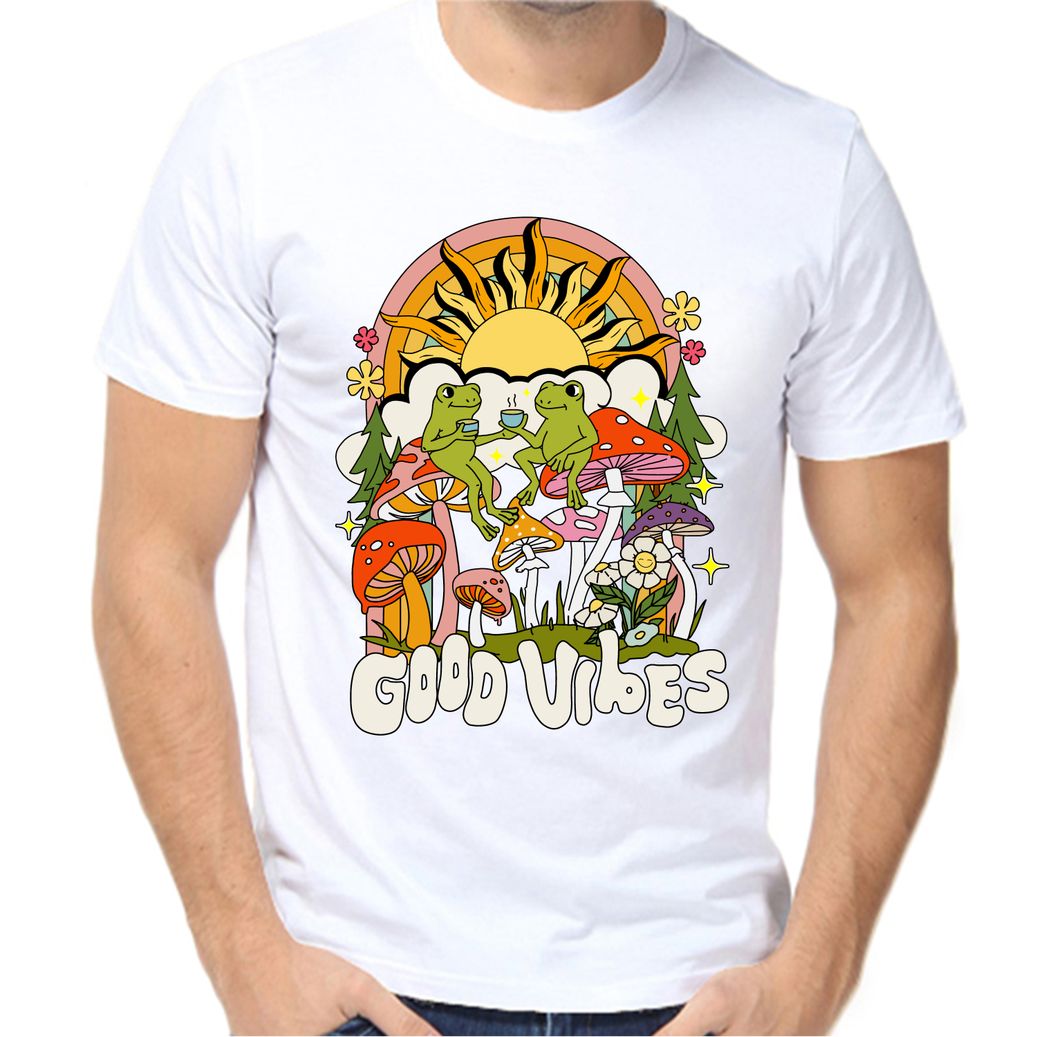 Футболка Грибы хороший вайб