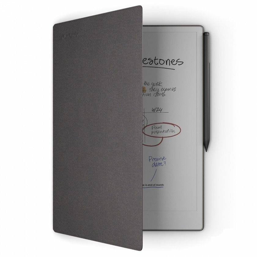 Графический планшет reMarkable Paper Pro Move 7.3", комплект стилус Marker Plus + чехол Book Folio Mosaic Weave Basalt