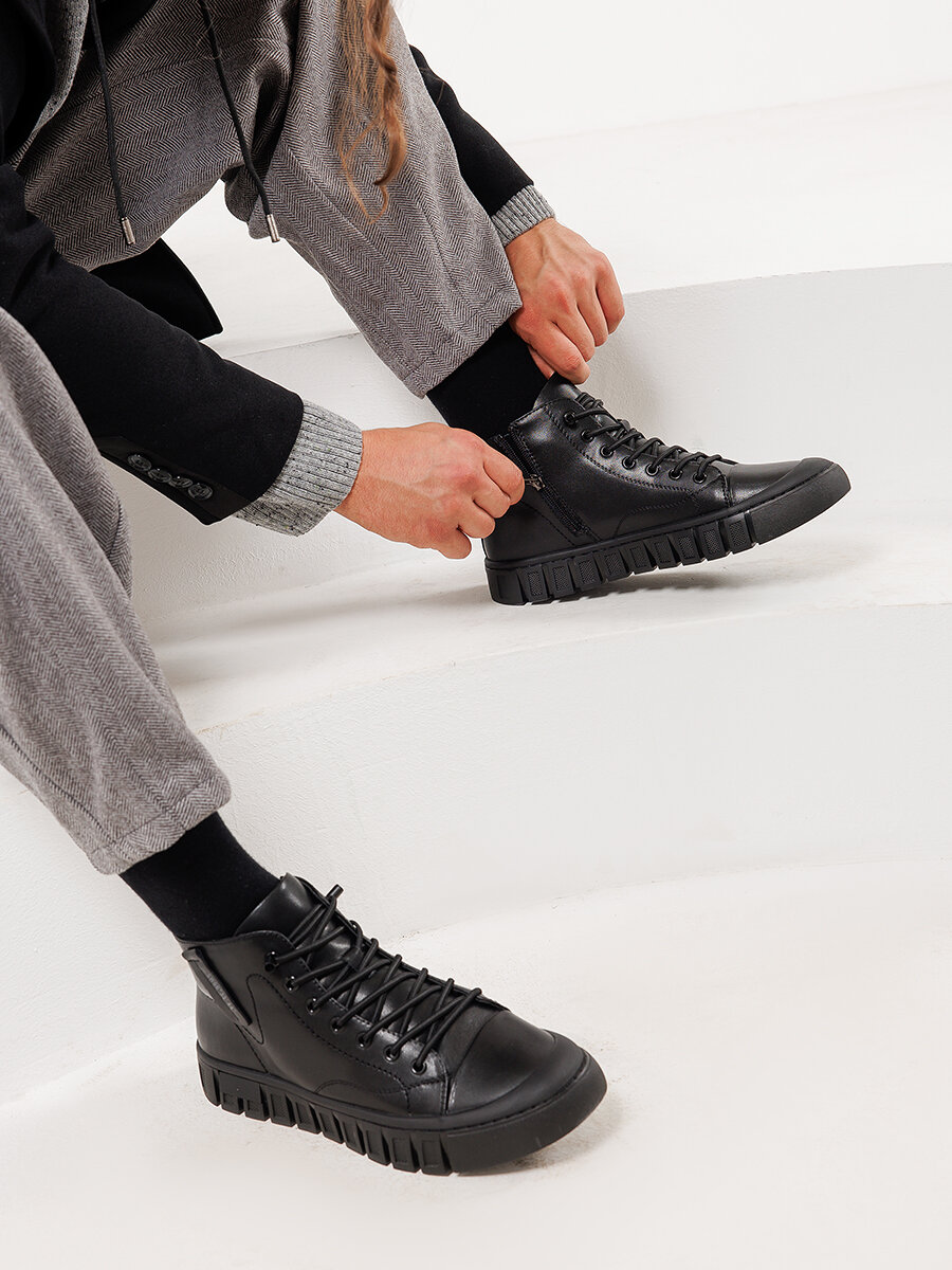 Кеды натуральная кожа утепленные 2025