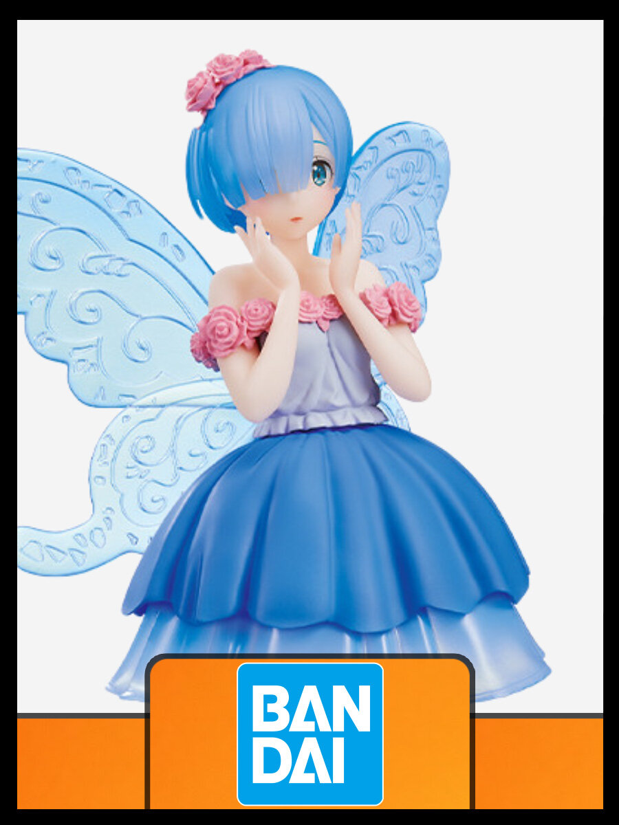 Оригинальная фигурка Rem от Bandai Spirits из аниме Re: Zero / Рем «Жизнь в альтернативном мире с нуля» 22 см