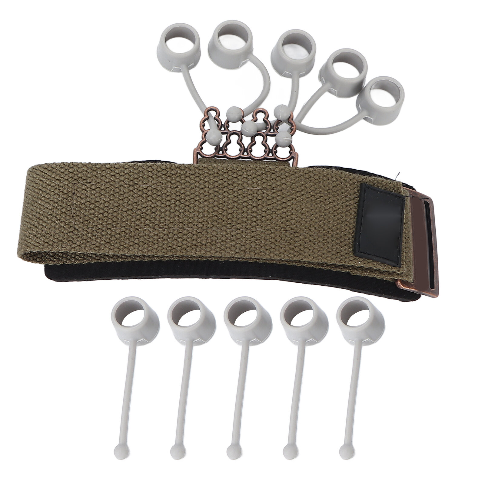 Силиконовый регулируемый ремешок для пальцев, укрепляющий хват для тренировок