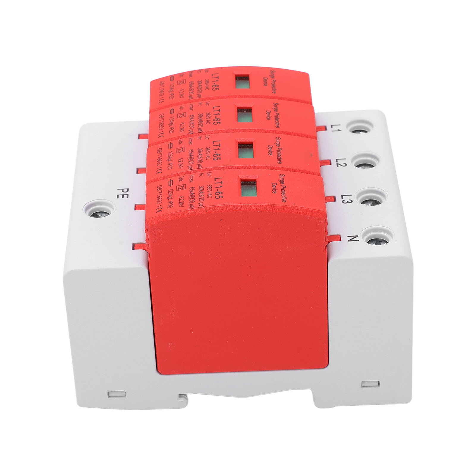 Устройство защиты от перенапряжения 4P, высокая точность, изысканное мастерство, безопасное устройство защиты от перенапряжения AC385V