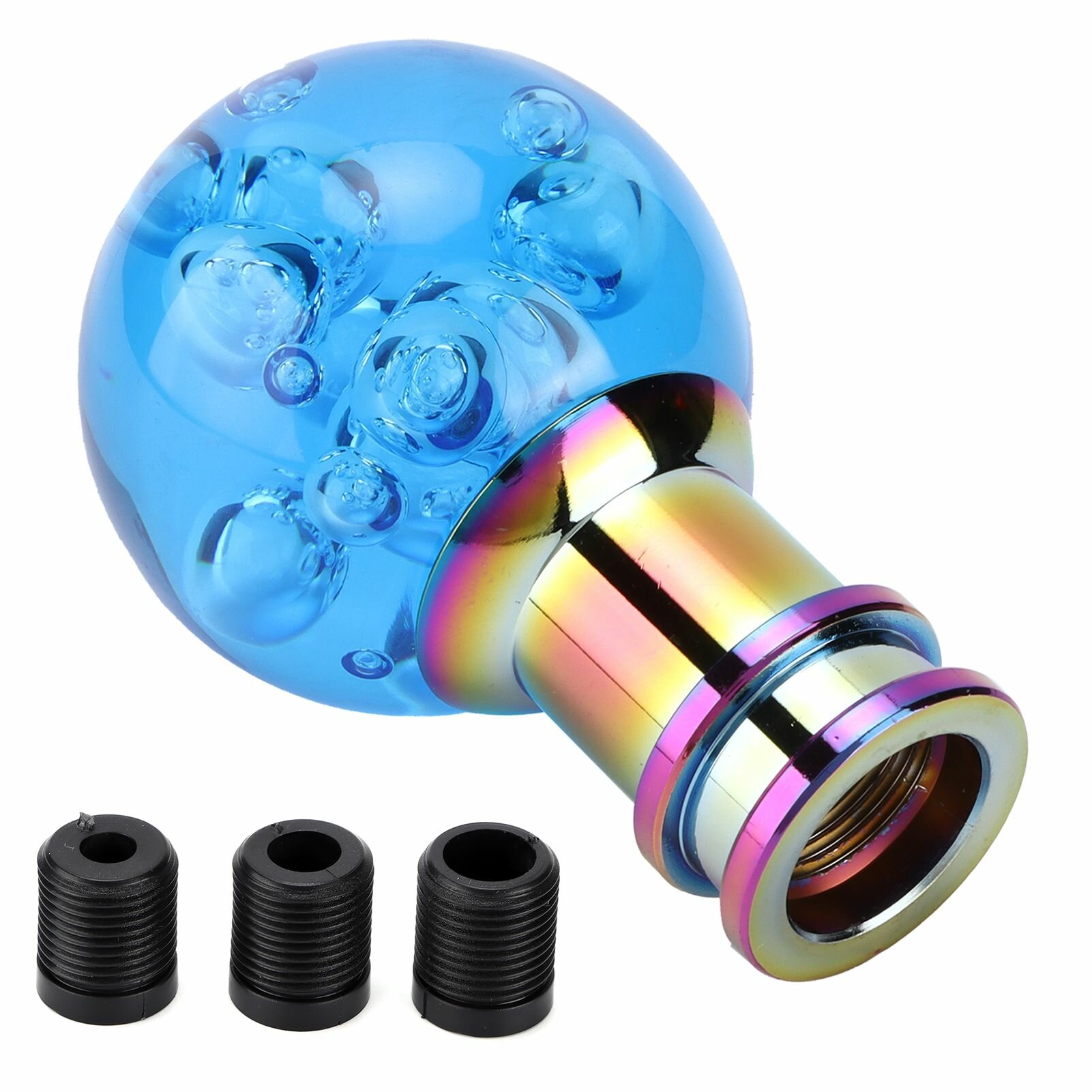 Автомобильная ручка переключения передач, акриловая, металлическая, темно-синяя, автомобильная, модификация, универсальное обслуживание