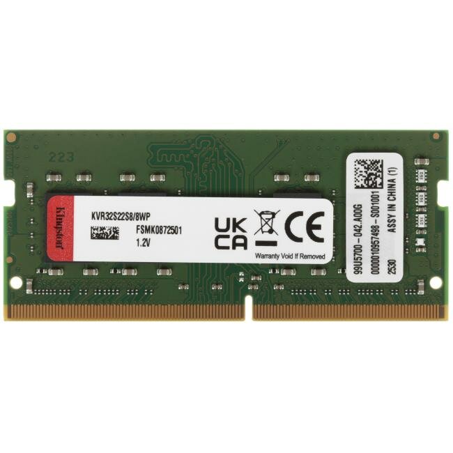 Kingston DDR4 SODIMM 8Gb CL22 (forNoteBook)