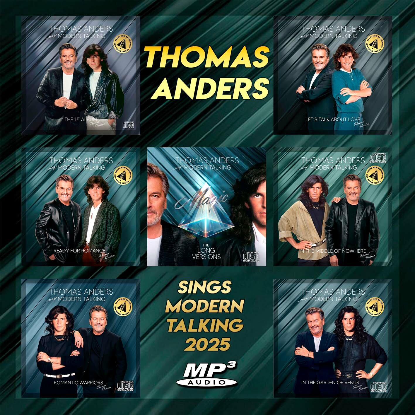 Thomas Anders - Sings Modern Talking (2025) (запись на CD-R)