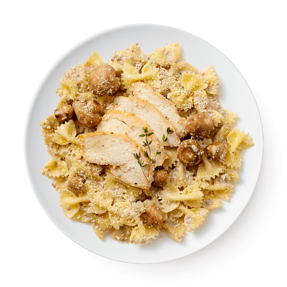 Паста "Из Лавки", с курицей, в сливочно-грибном соусе, 290 г