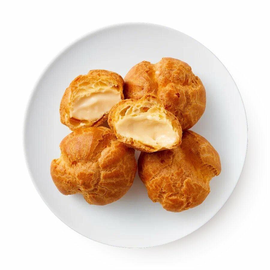 Профитроли "Из Лавки" с заварным кремом, пластиковая коробка, 80 г