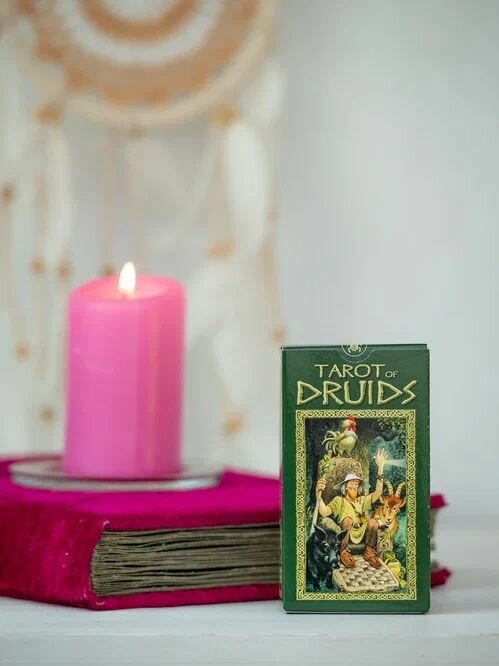 Карточные гадальные карты Lo Scarabeo "Друиды", английский язык, картон