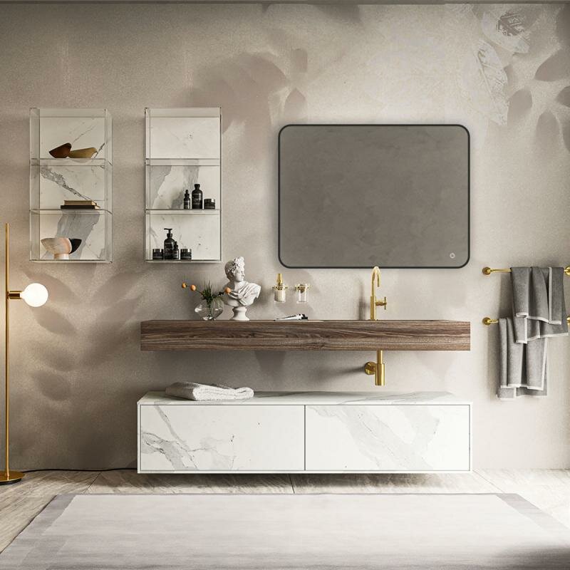 Vincea Зеркало LED VLM-3VC800B 800х600 c сенсорным выключателем и диммером Vincea