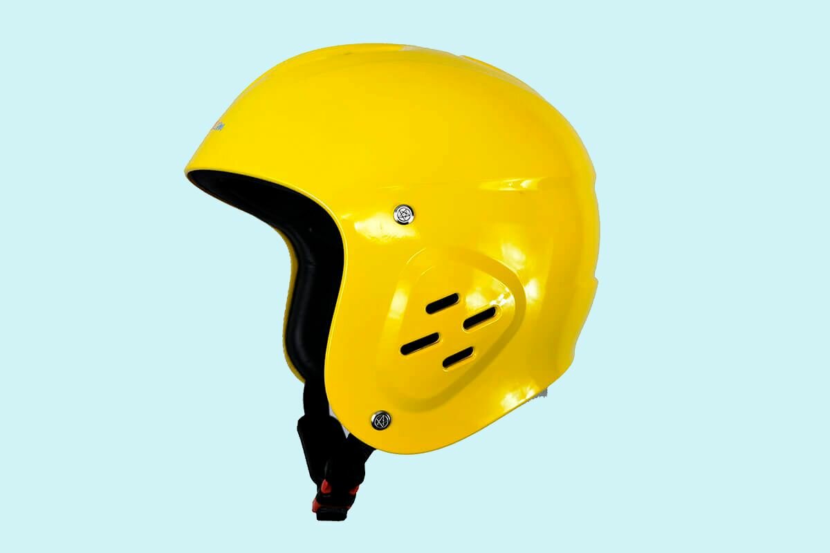 Шлем, каска для сплава rs rocker размер S/M, желтая