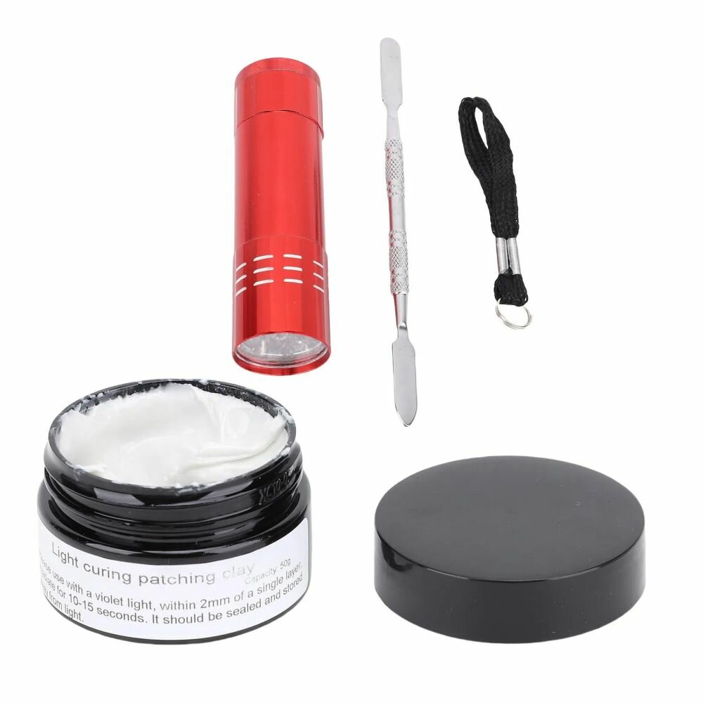 Светоотверждаемая шпатлевка, высокотвердая быстросохнущая шпатлевка, 50 г, многоцелевая, с подсветкой для 3D-печати.