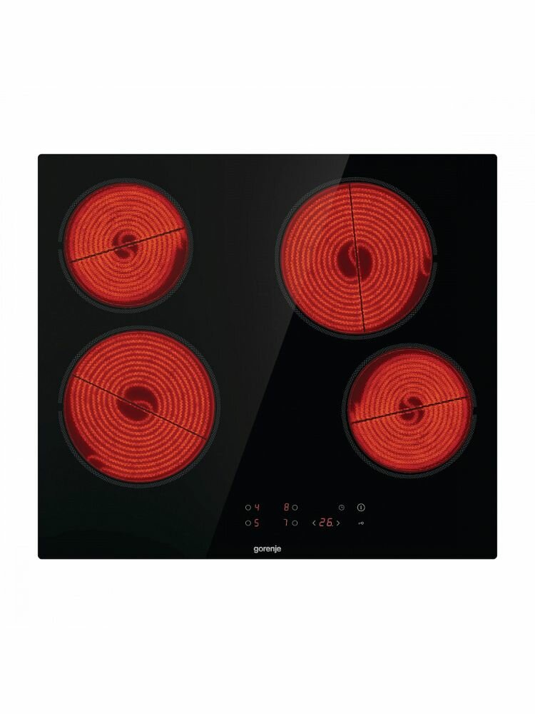 Варочная панель электрическая Gorenje ECT641BSCE, черный