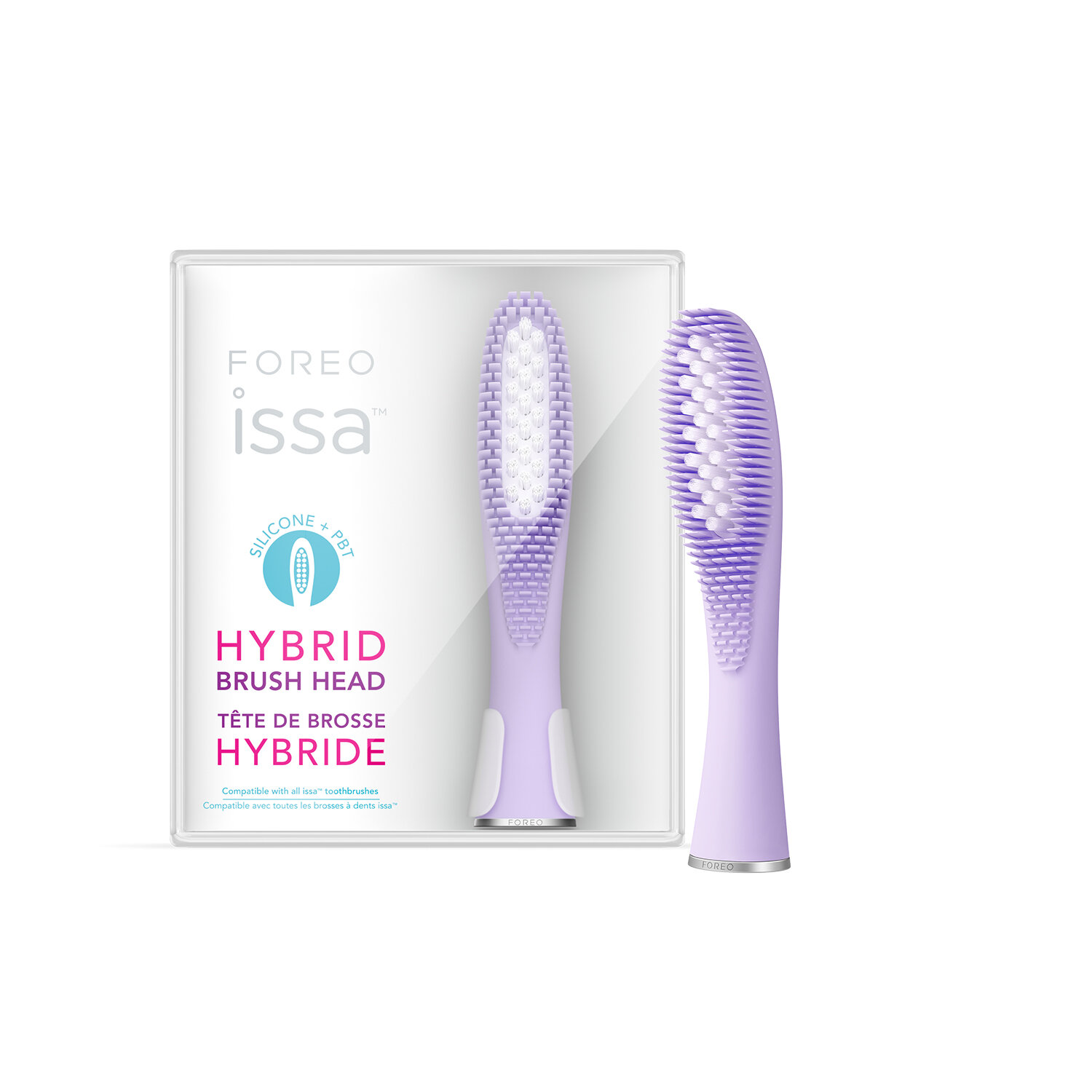 FOREO ISSA Сменная насадка для электрической щетки Hybrid Wave Lavender