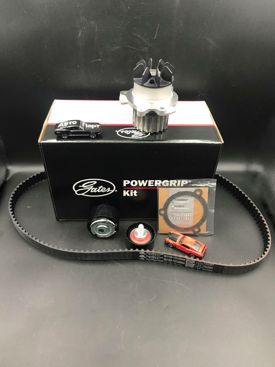 Комплект ГРМ + помпа KP15631XS1 для а/м Lada Vesta, X-Ray, Kalina, Granta, Priora с двигателем 1.6 16 клап. OEM