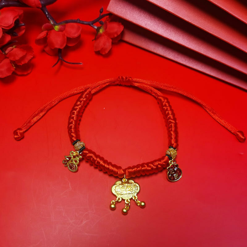 Регулируемый китайский красный ошейник для кошек и собак, размер M, окружность шеи 15-36 см, подходит для животных 2-16