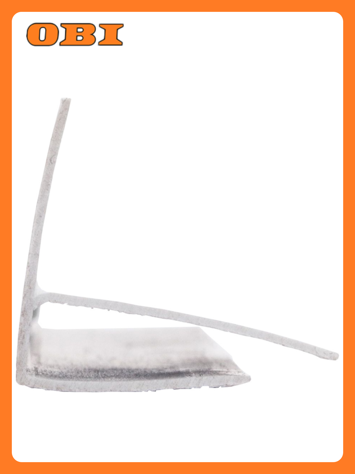 Стартовый профиль F-образный для МДФ, ПВХ панелей 3000 мм белый