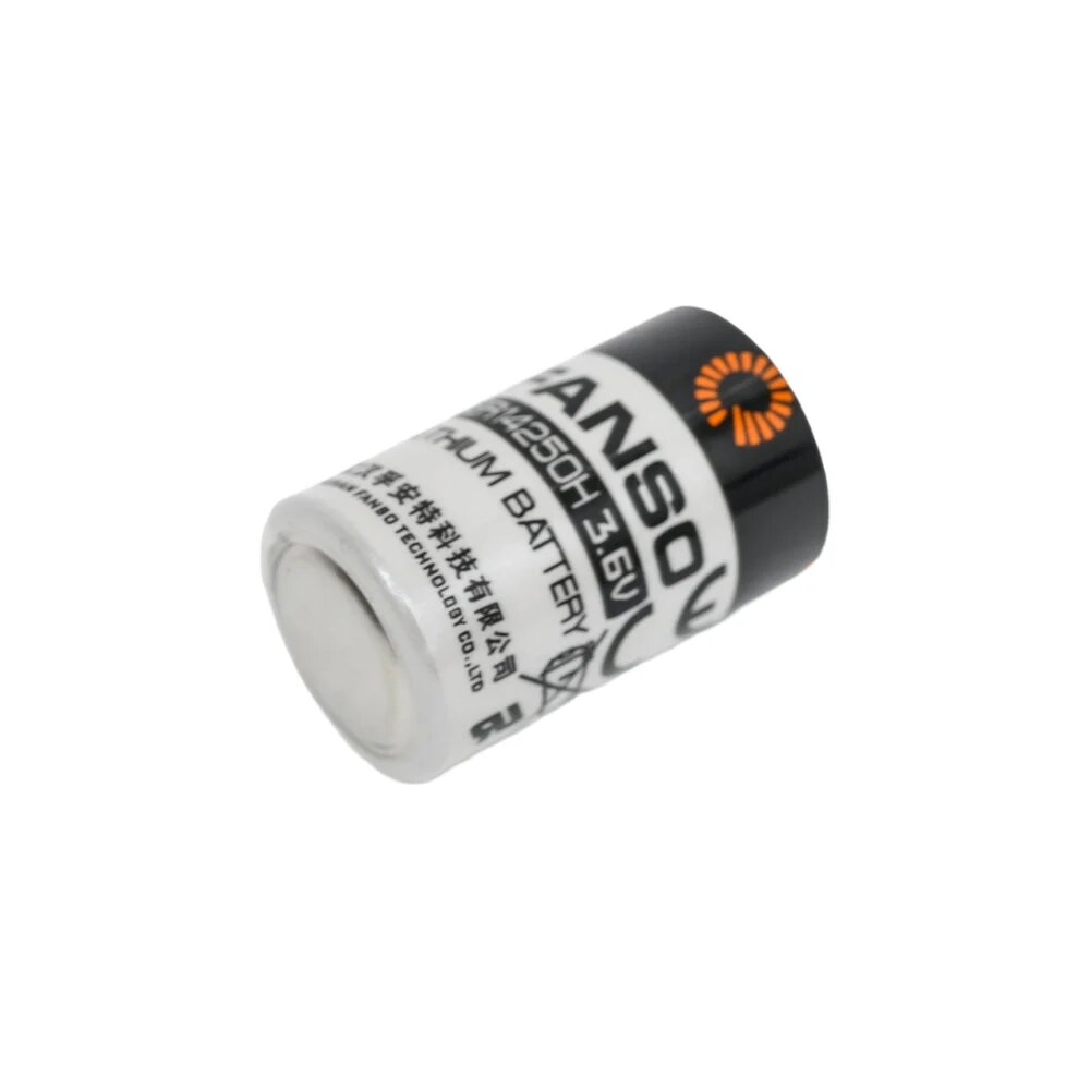 Батарея FANSO ER14250H/S, Li-SOCl2, 3.6В, 1.2Ач, 14.5х14.5х25.2 мм