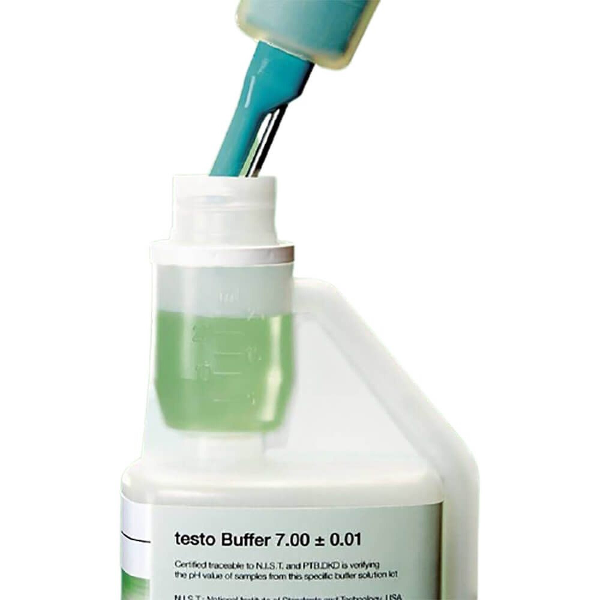 Буферный раствор testo 401, для pH-метров, pH 7,00, 1 штука, светло-зеленый