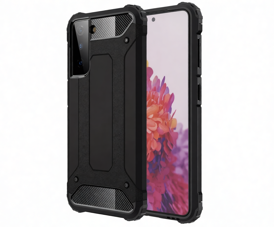 Защитный чехол MyPads бампер-пенал для Samsung Galaxy S21+ plus (SM-G996) черный