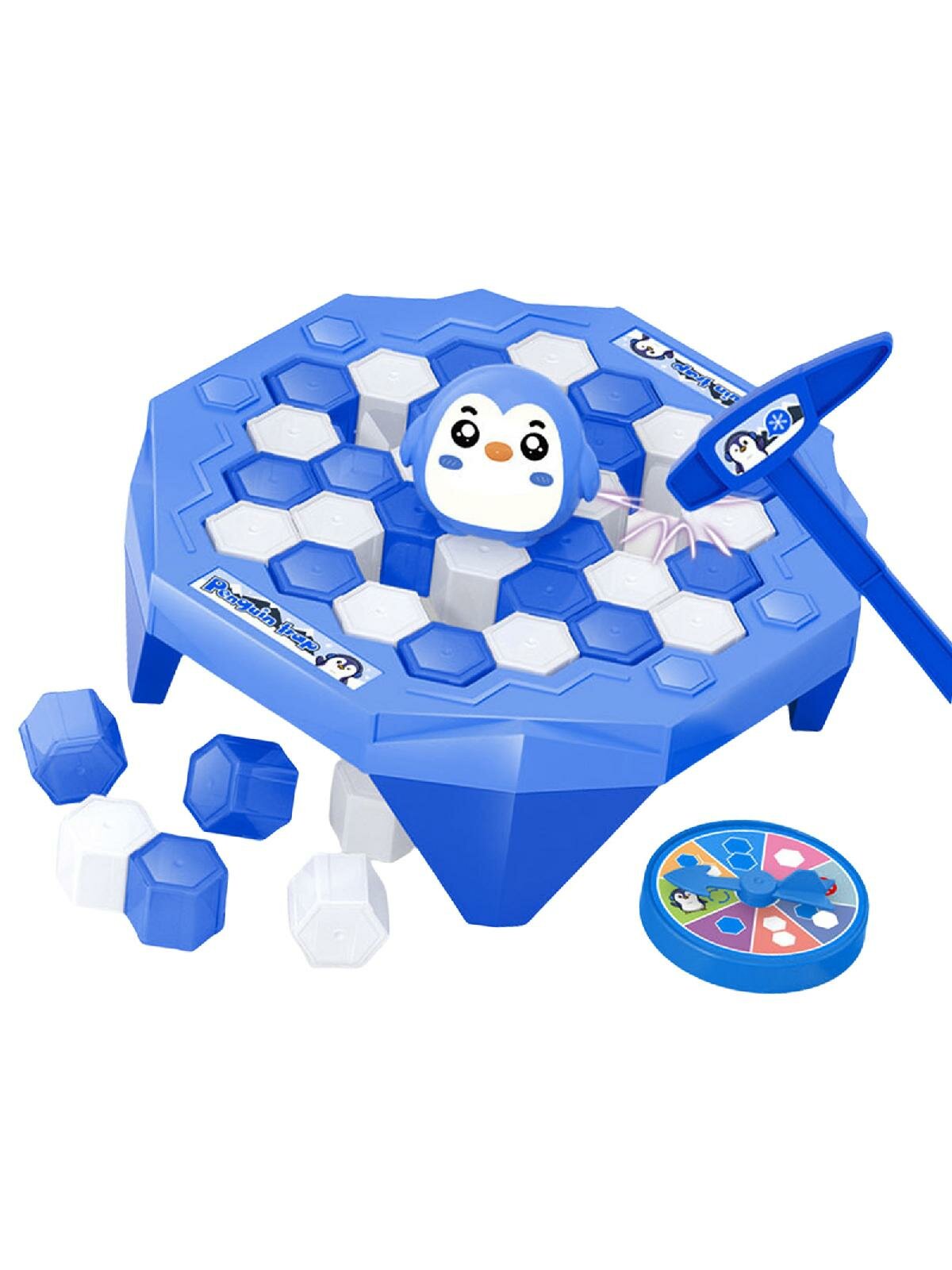 Спасает пингвинов, выбивая лед, игра Save Penguins Настольная игра, Развивающая игрушка