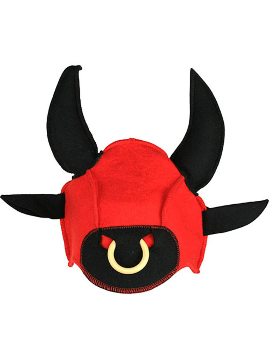 Колпак банный "Бык" (фетр), для бани и сауны, натуральная 100 % шерсть