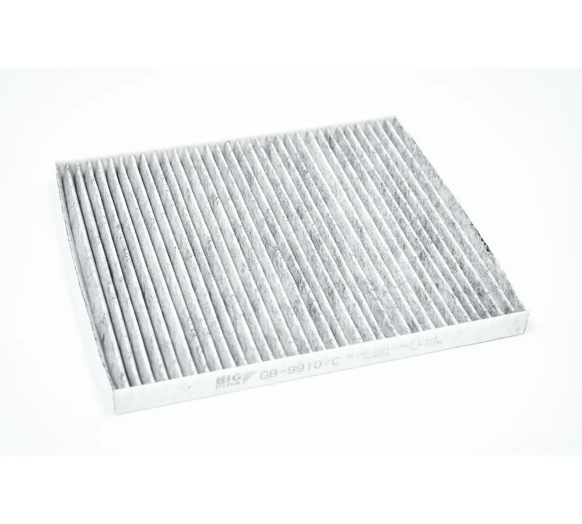 Фильтр салонный BIG FILTER GB-9910/C угольныйOpel Genesis Coupe BK, i40 VF, Tucson JM, Veloster FS Kia Carens FG, Cerato TD, Rio JB, Sportage 2 KM, Sportage 3 SL JAC J7, JS4, S3 москвич 3