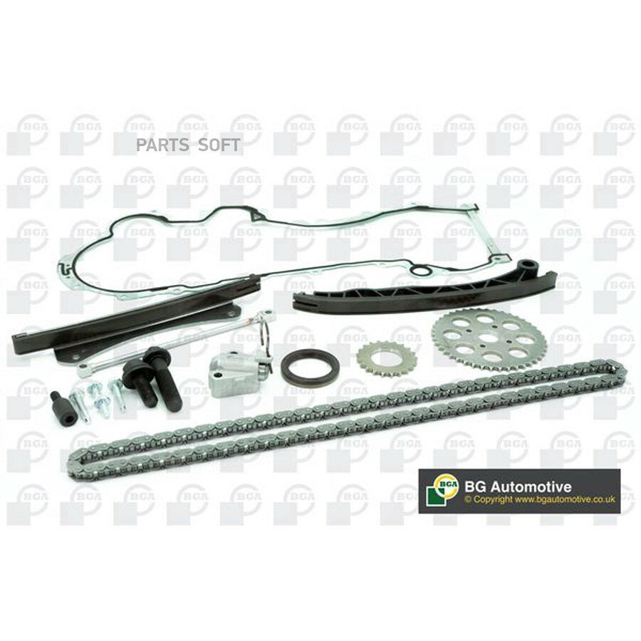 Комплект цепи ГРМ FIAT PUNTO 09-12 / FORD KA 08-16 / PEUGEOT BIPPER 15- / OPEL CORSA 1.2 06-14 [199B4.000, 223A9.000, 169A1000, FD4, FHY (F13DTE6), A13DTC, Z13DTJ] от официального дистрибьютора, BGA, артикул TC0381FK